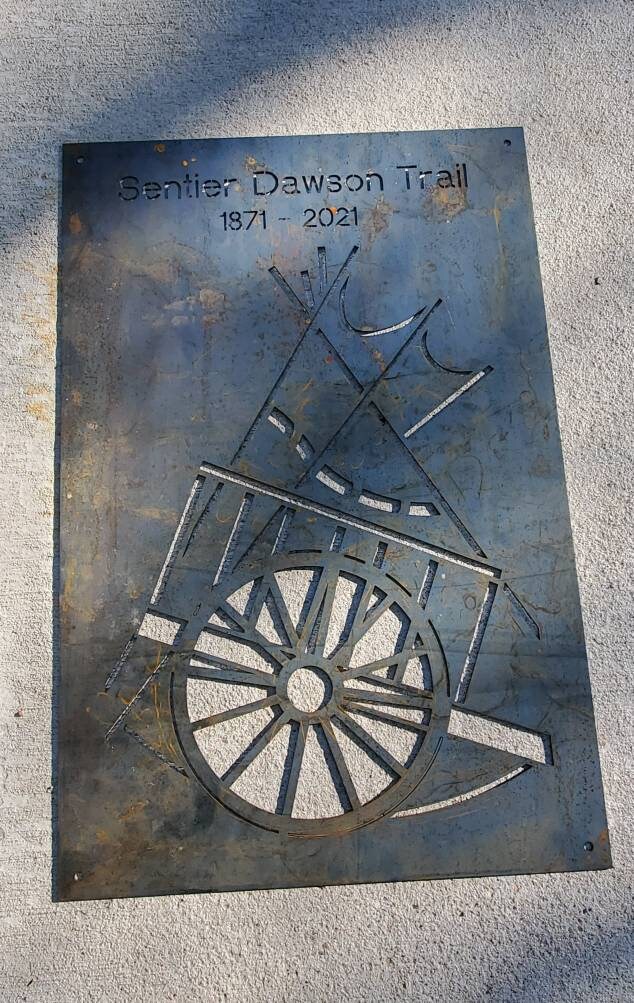 Dawson Trail 150th Metal Mural Commemorative Plaque Wall Mount - Etsy ...