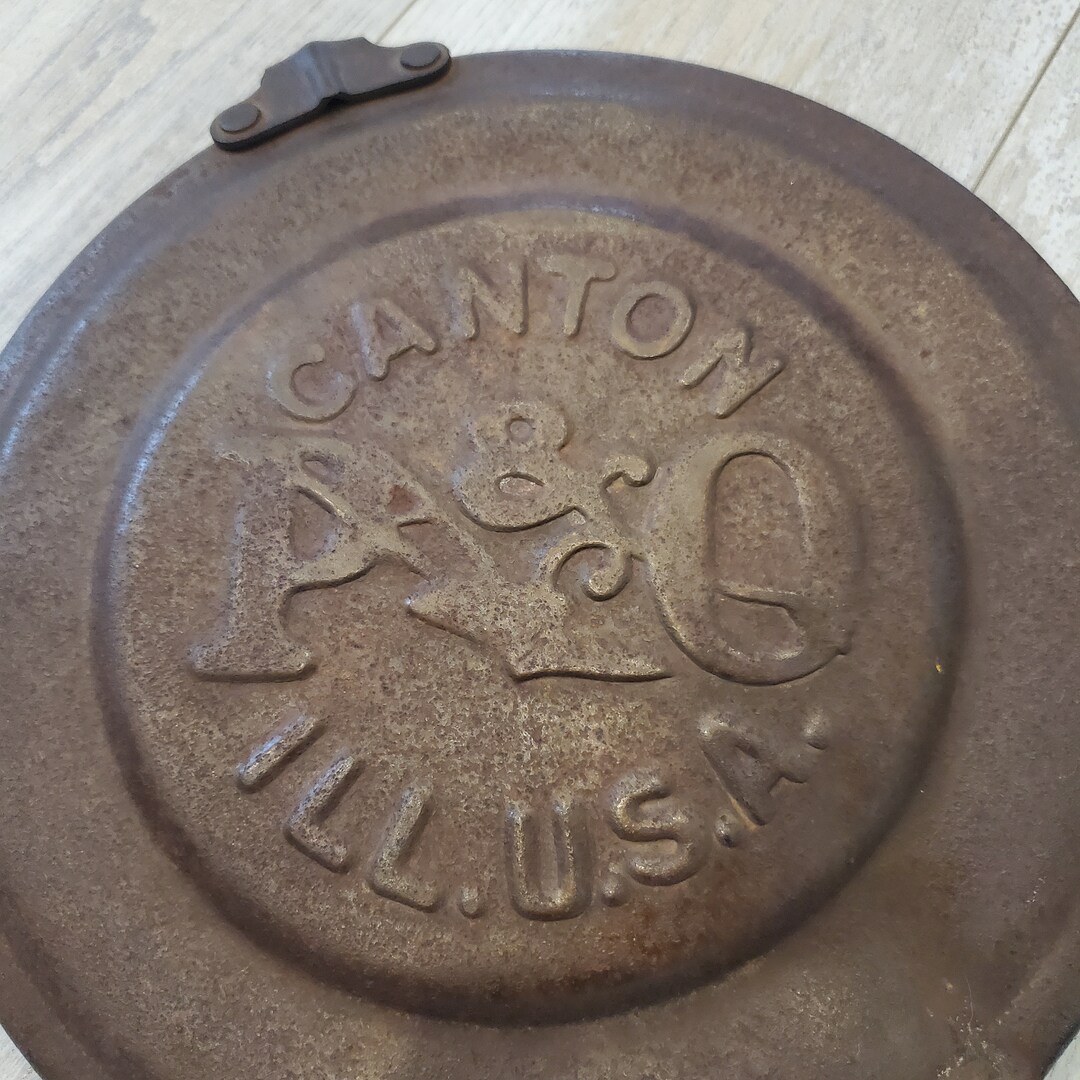 Farm Cast Plow Lid Plate Agri P & O Embossed Metal Cap Equipment Hinged ...