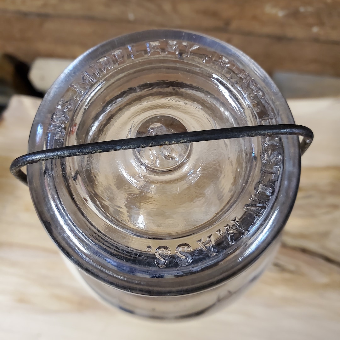 Boston Food Jar Mason Middleby Jr Bottle Originally Contained Crushed ...