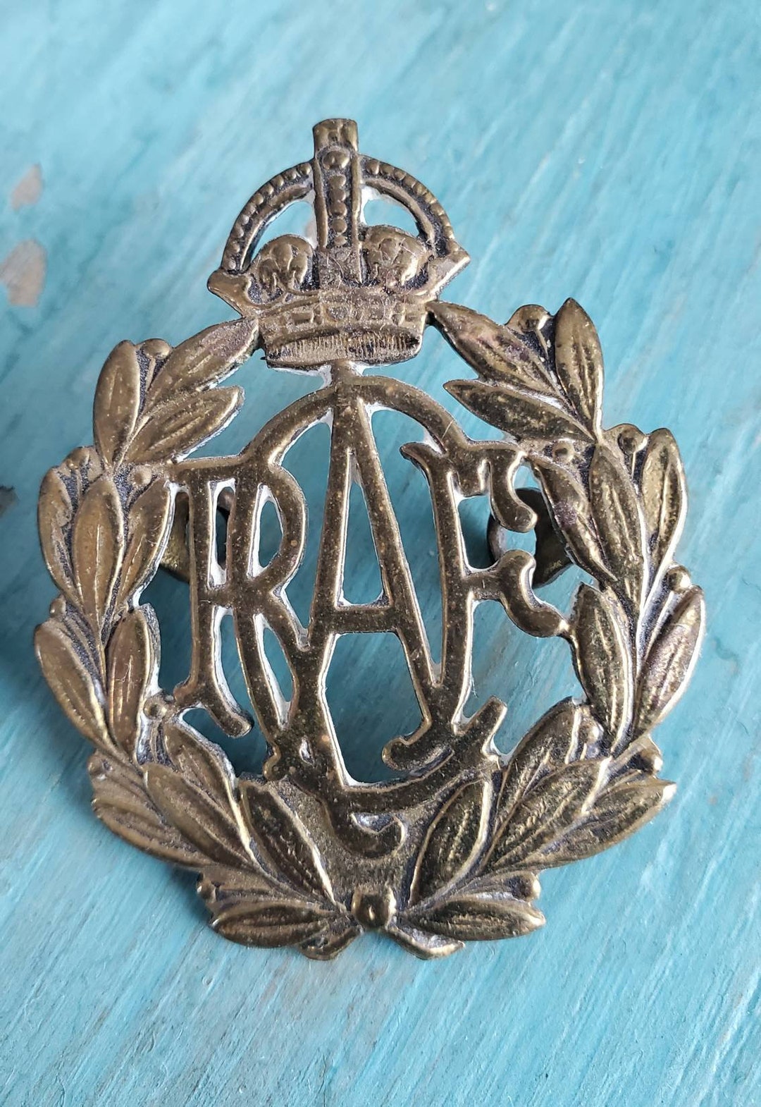 RCAF Canadian Military Brass Pins Pair Royal Canadian Air Force ...