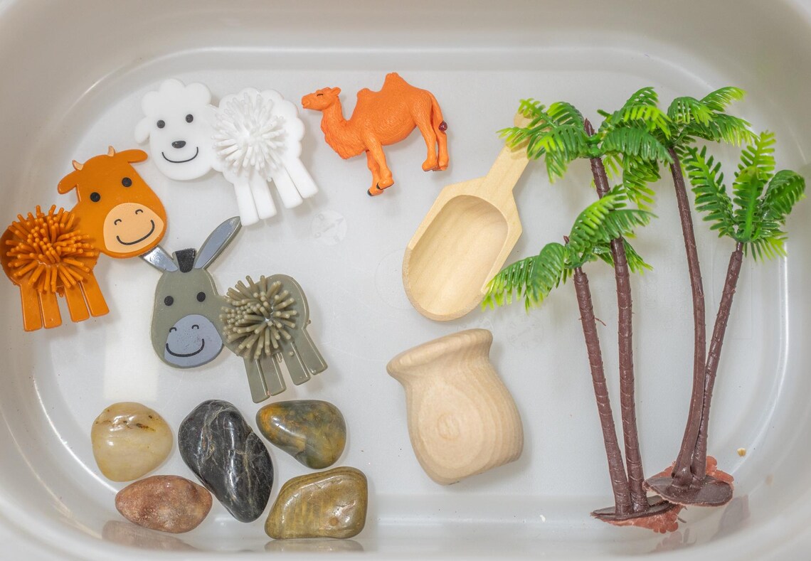 Nativity Sensory Bin, Christmas Sensory, Taste Safe, Montessori - Etsy