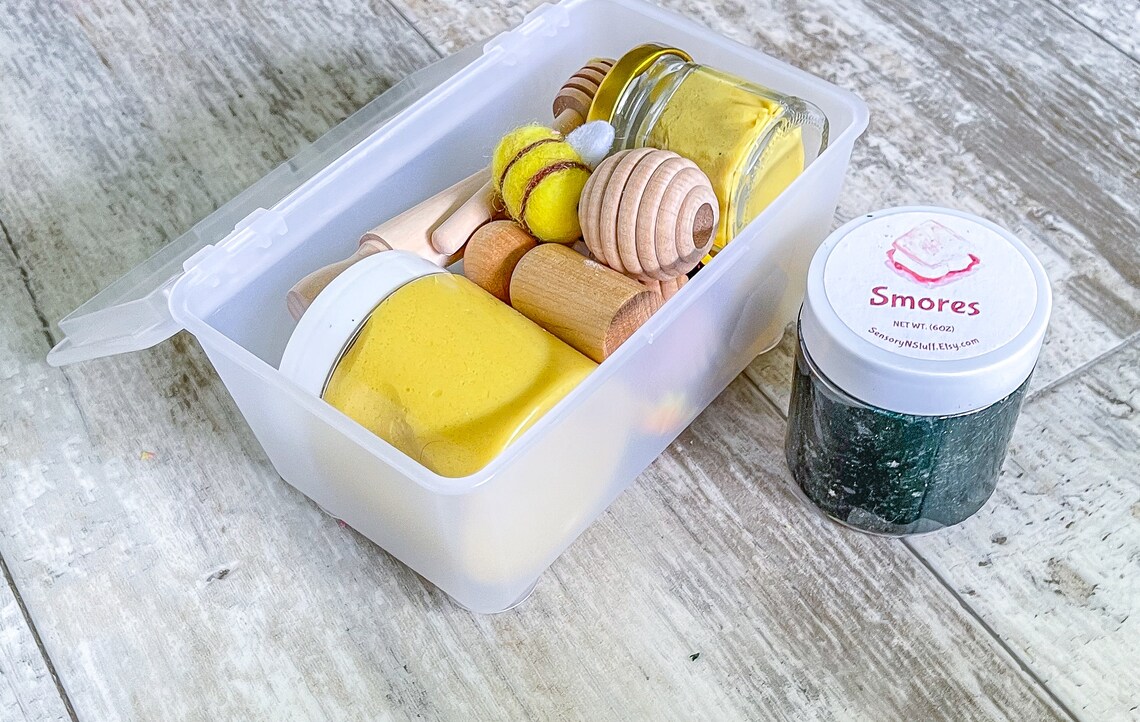 Bee Playdough Kit Medium Kids Playdough Kit - Etsy