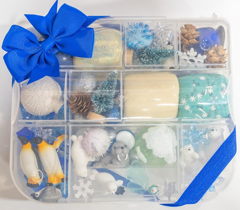 Deluxe Arctic Animal Playdough Kit, Kids Gift, Kids Playdough Kit, Snow ...
