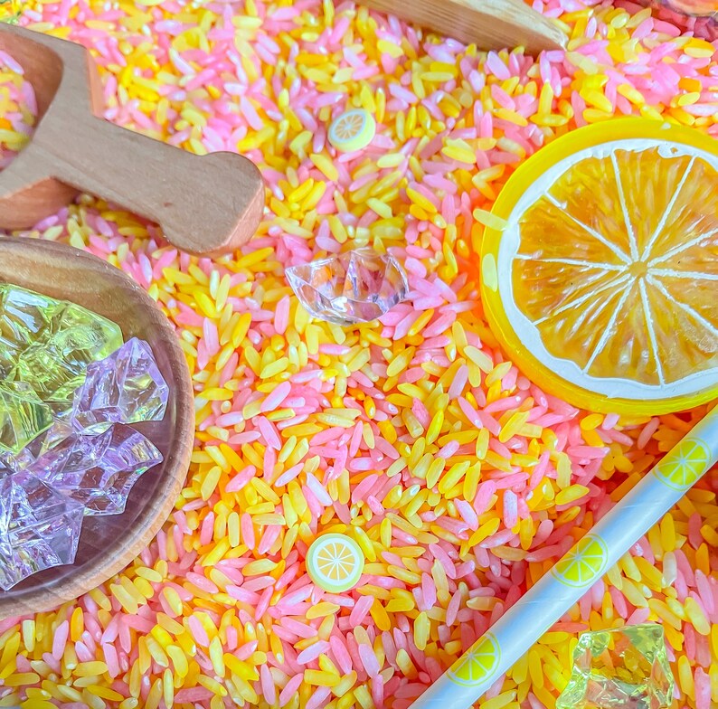 Lemonade Sensory Bin Lemonade Sensory Summer Sensory Bin - Etsy