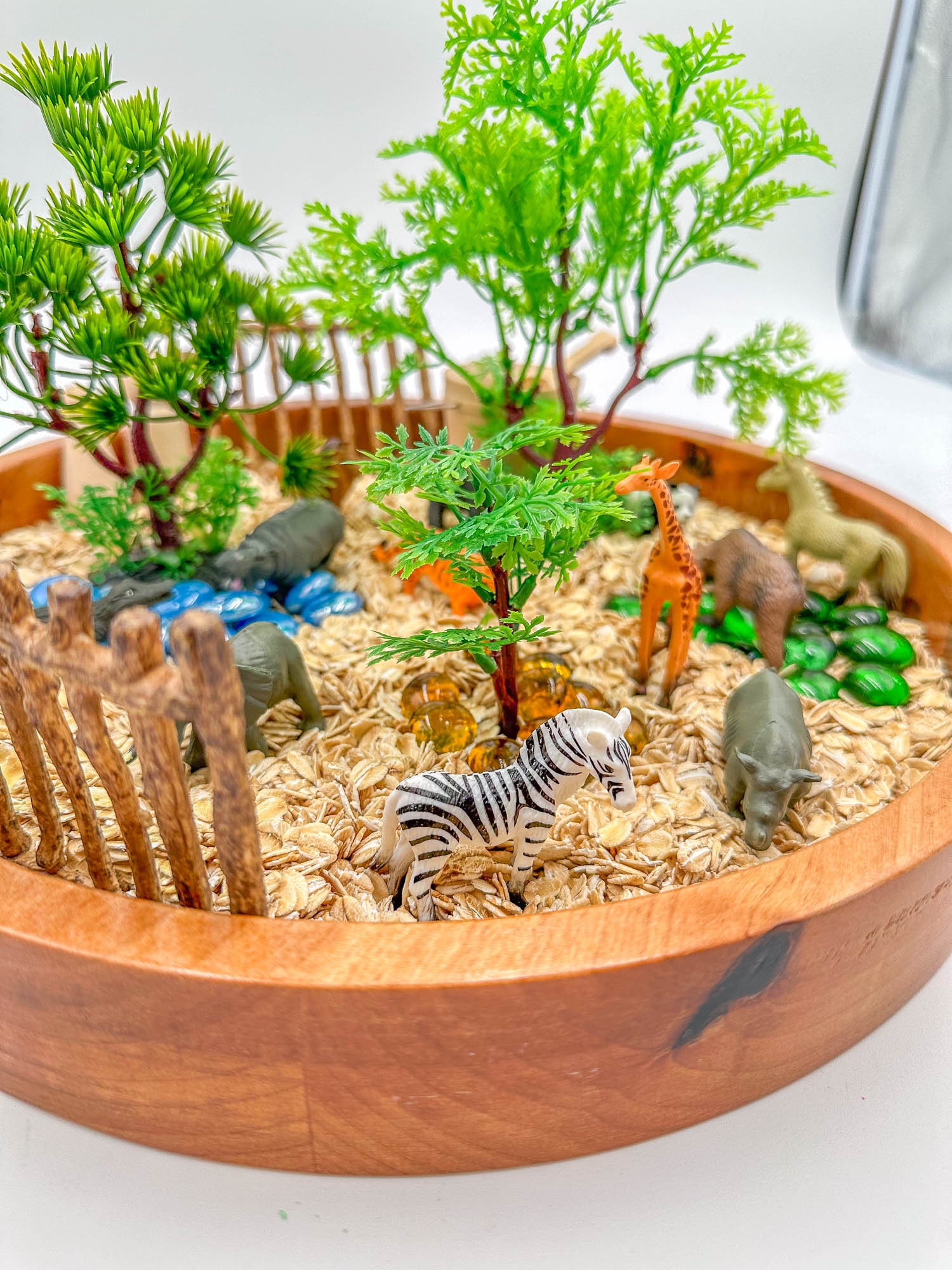 Zoo Sensory Bin, Zoo Animals Sensory, Taste Safe, Montessori - Etsy