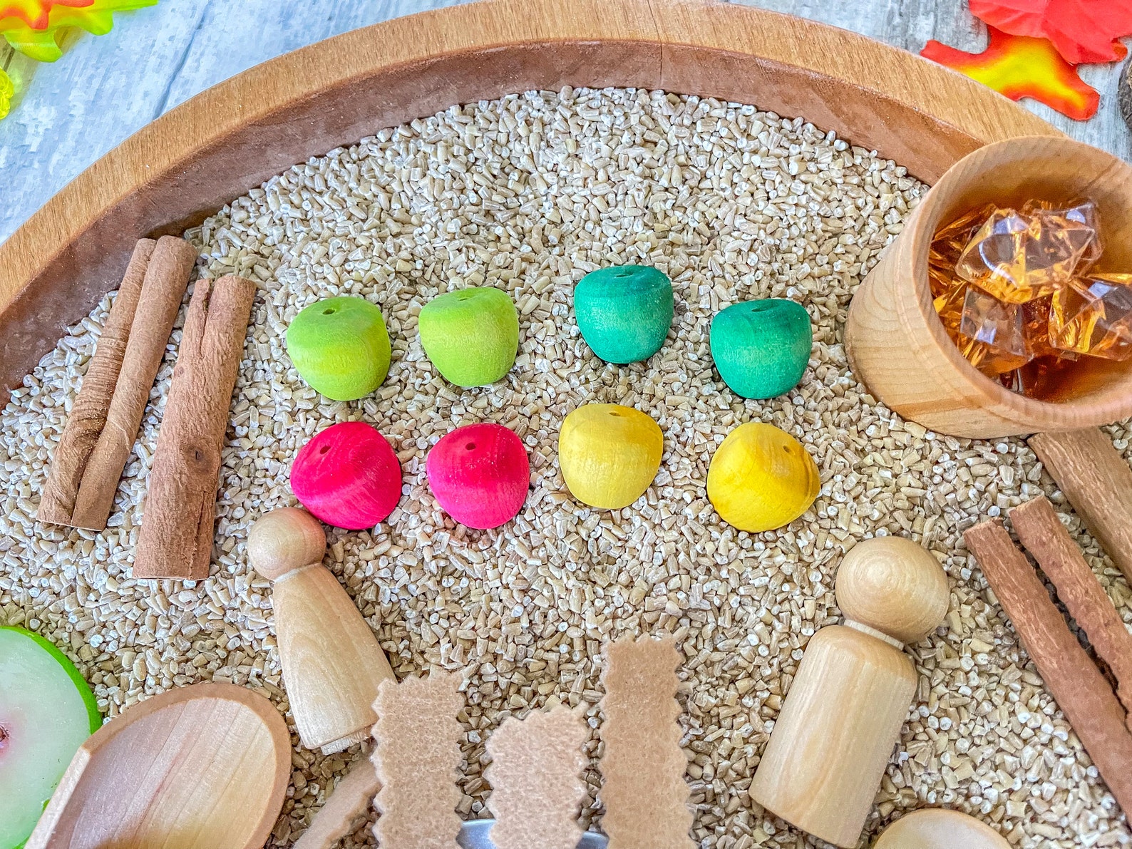 Apple Pie Sensory Bin Autumn Sensory Fall Sensory Taste - Etsy