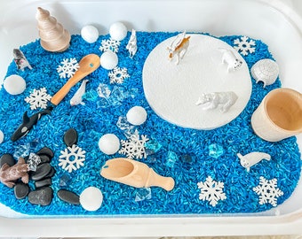 Winter Sensory Bin Materials - Etsy