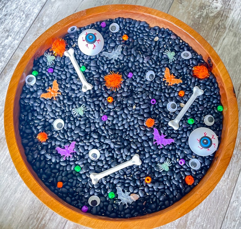 Halloween Sensory Bin Halloween Sensory Taste Safe - Etsy