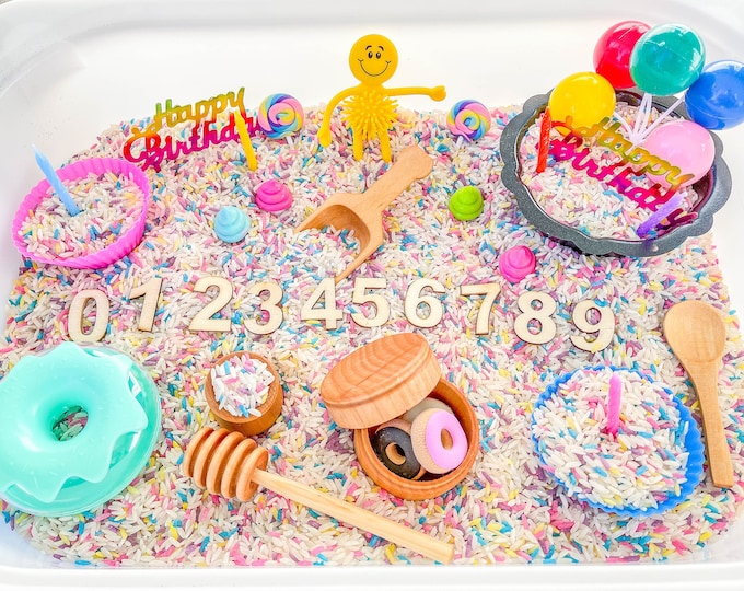 Birthday Sensory Bin - Etsy