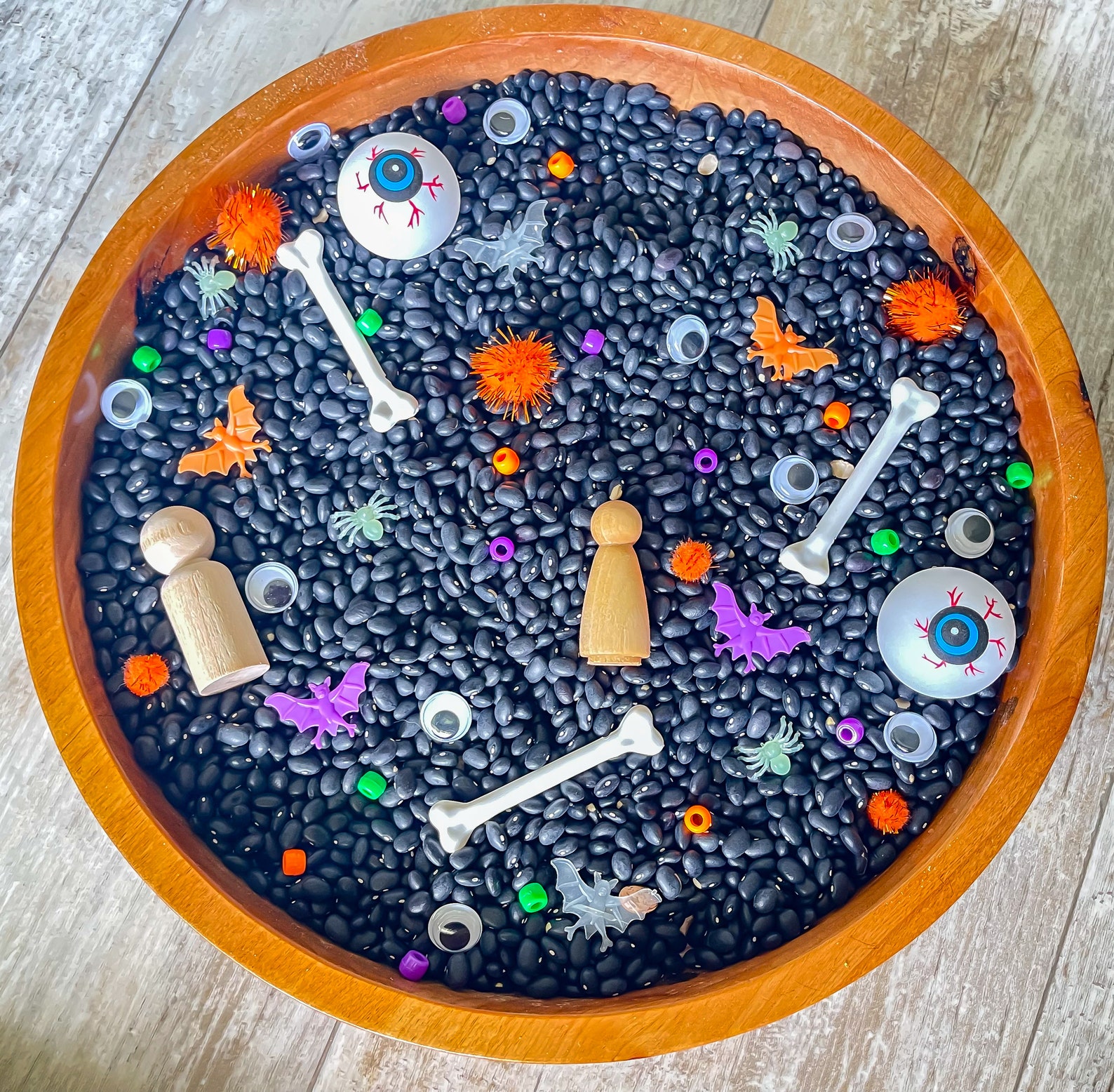 Halloween Sensory Bin Halloween Sensory Taste Safe - Etsy
