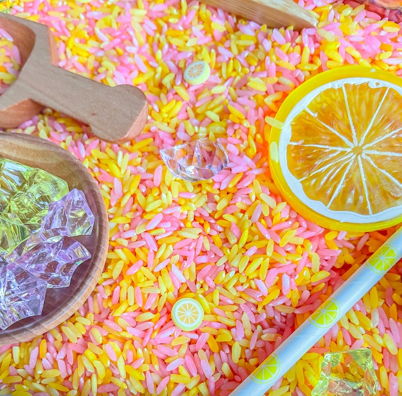 Lemonade Sensory Bin Lemonade Sensory Summer Sensory Bin - Etsy