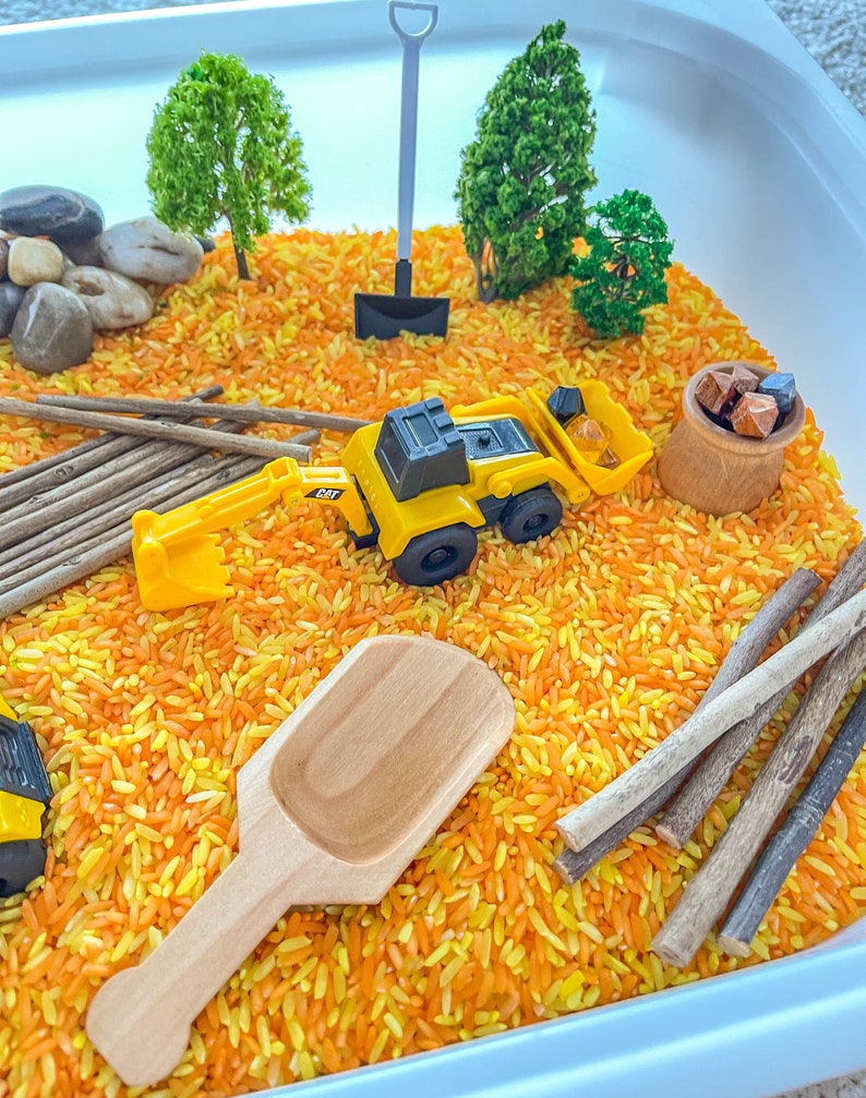Deluxe Construction Sensory Bin Construction Sensory Taste - Etsy