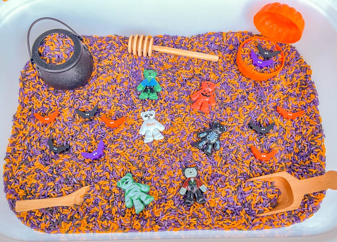 Halloween Sensory Bin, Halloween Sensory, Taste Safe, Montessori - Etsy