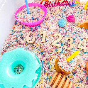 Birthday Sensory Bin, Birthday Sensory, Taste Safe, Montessori - Etsy