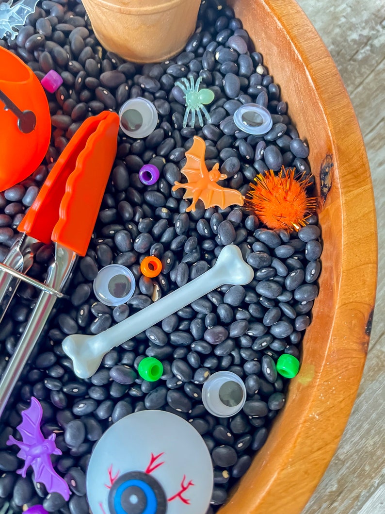 Halloween Sensory Bin, Halloween Sensory, Taste Safe, Montessori ...