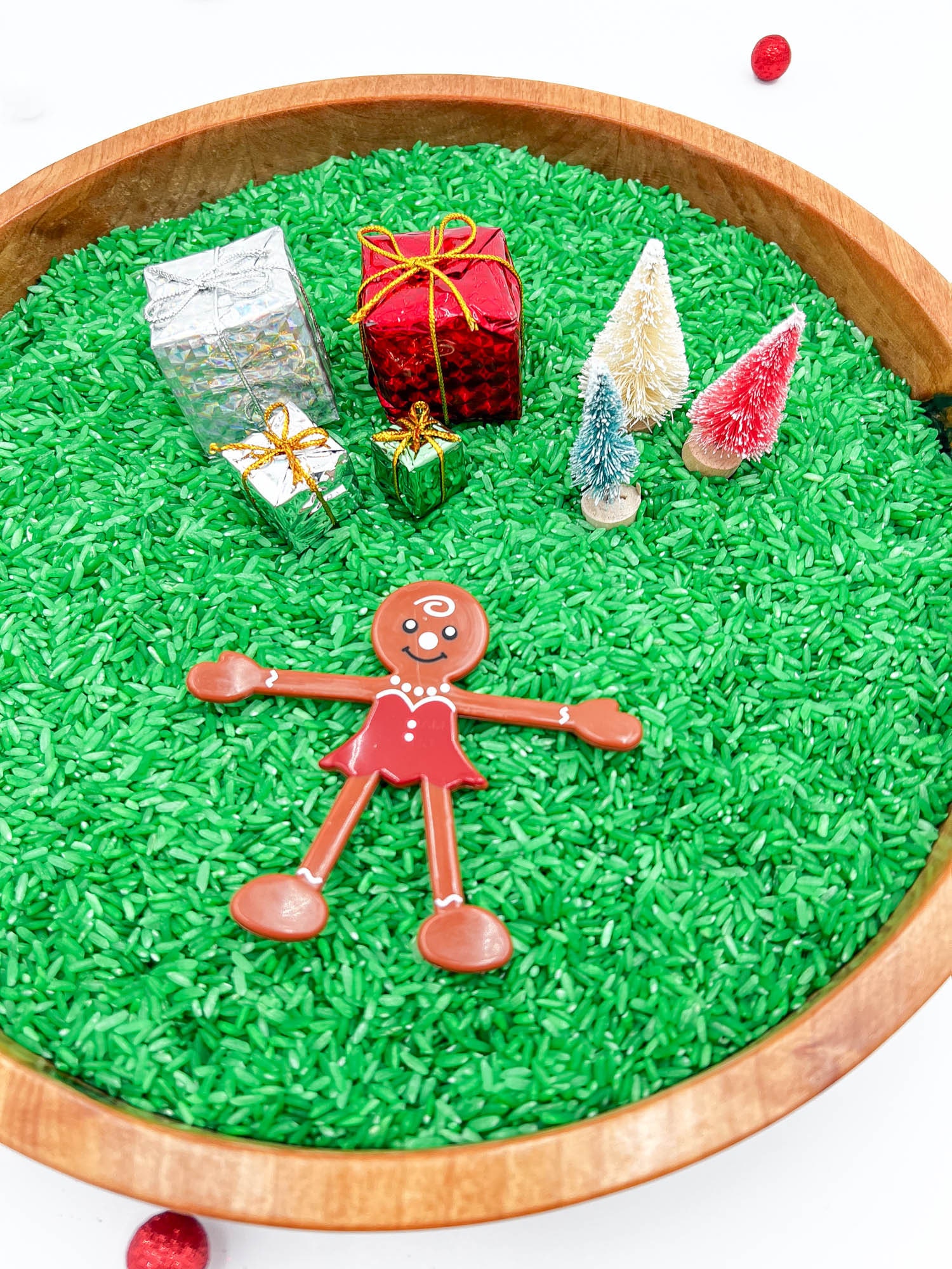 Gingerbread Bin, Christmas Sensory, Taste Safe, Montessori - Etsy
