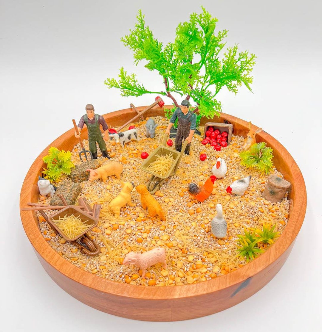 Farming Fall Sensory Bin, Farming Autumn Sensory, Taste Safe ...