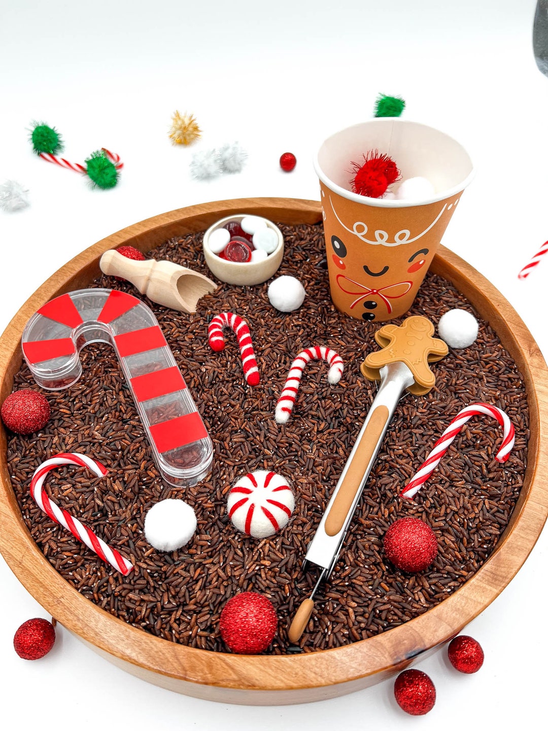 Hot Cocoa Sensory Bin, Christmas Sensory, Taste Safe, Montessori - Etsy