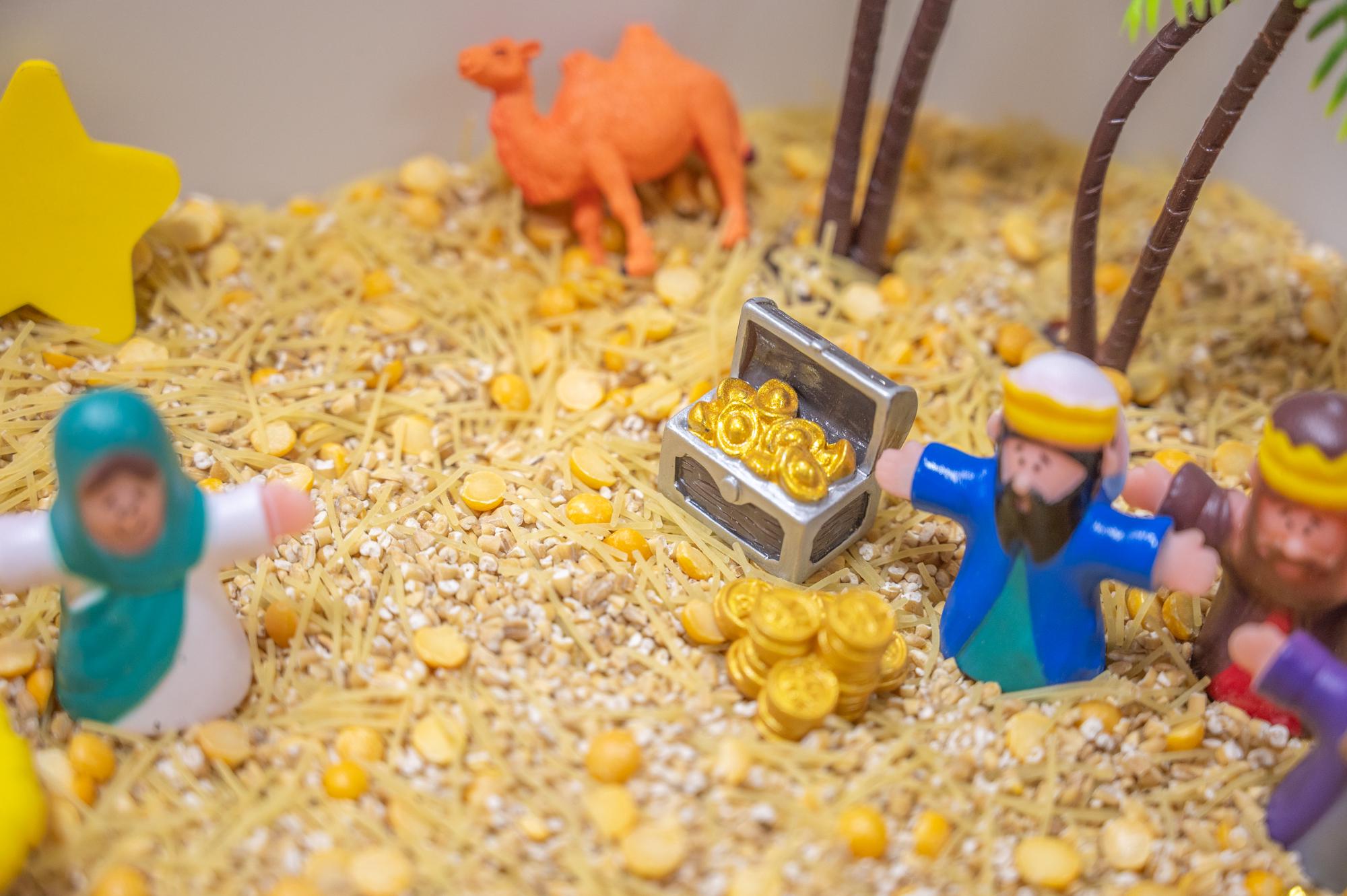 Nativity Sensory Bin, Christmas Sensory, Taste Safe, Montessori - Etsy
