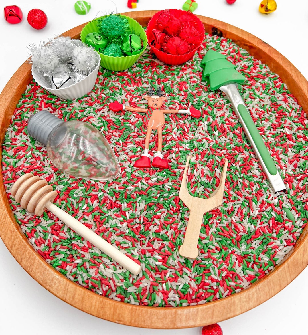 Reindeer Sensory Bin, Christmas Sensory, Taste Safe, Montessori - Etsy