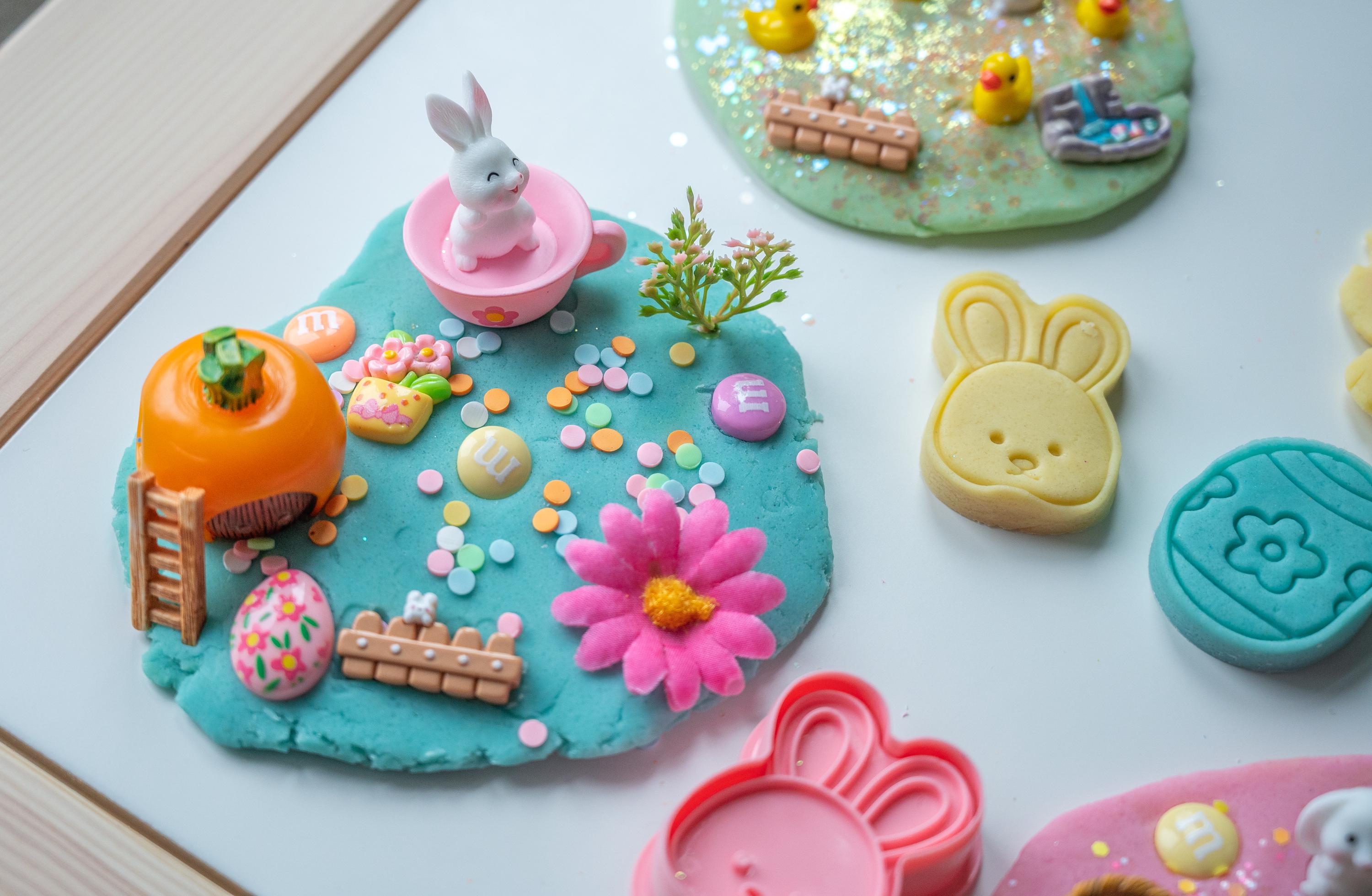 Deluxe Easter Playdough Kits, Easter Kids Gift, Easter Basket Gift for ...