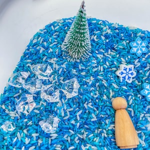 Winter Sensory Bin, Winter Sensory, Taste Safe, Montessori - Etsy