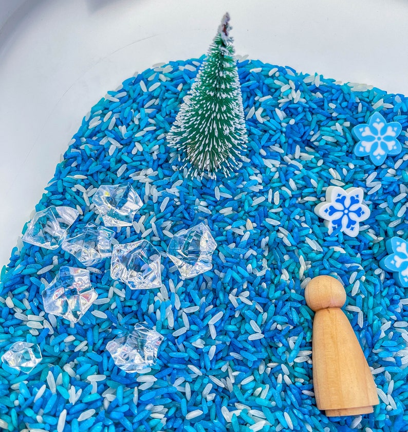 Winter Sensory Bin, Winter Sensory, Taste Safe, Montessori - Etsy