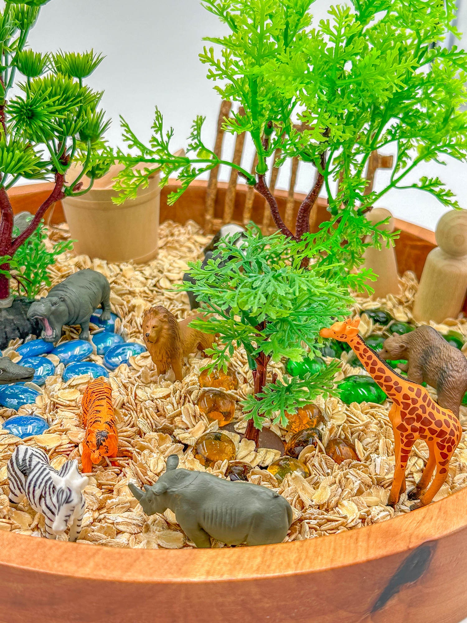 Zoo Sensory Bin, Zoo Animals Sensory, Taste Safe, Montessori - Etsy