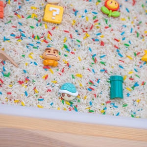 Super Mario Brothers Sensory Bin, Mario Sensory, Taste Safe, Montessori ...