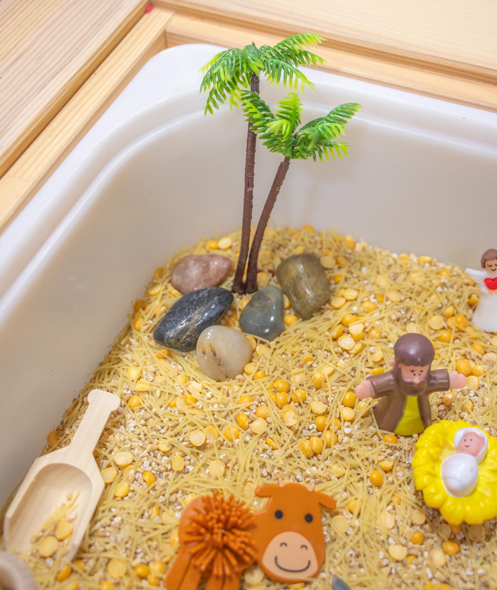 Nativity Sensory Bin, Christmas Sensory, Taste Safe, Montessori - Etsy