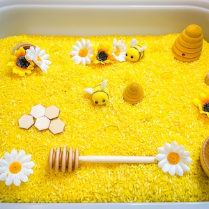 Bee Sensory Bin, Bee Sensory, Taste Safe, Montessori - Etsy