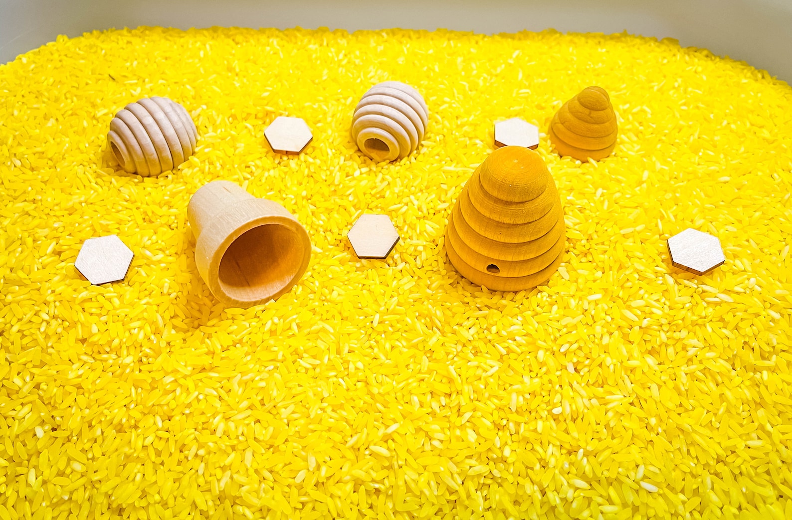 Bee Sensory Bin Bee Sensory Taste Safe Montessori | Etsy Canada