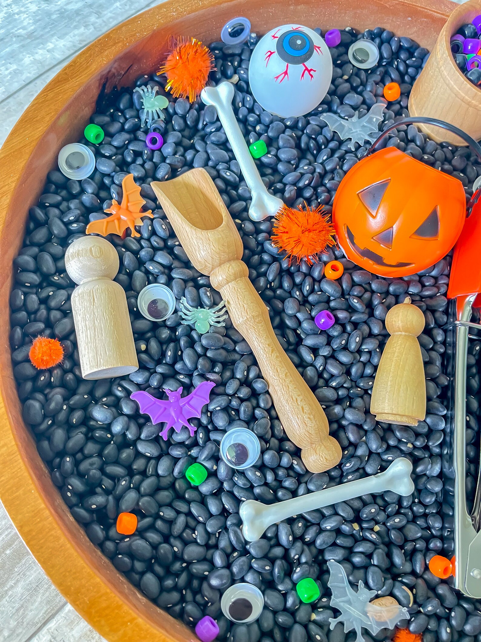 Halloween Sensory Bin Halloween Sensory Taste Safe - Etsy