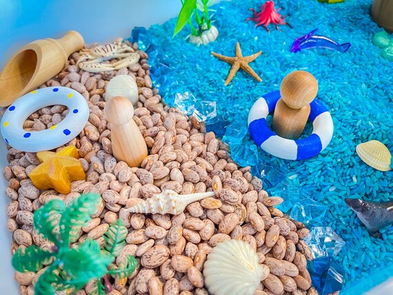 Ocean Sensory Bin Ocean Sensory Bin Easy Ocean Activities For