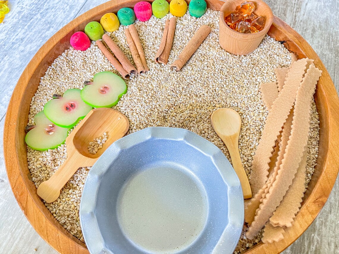 Apple Pie Sensory Bin Autumn Sensory Fall Sensory Taste - Etsy