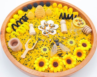 Bumble Bee Sensory Bin - Etsy