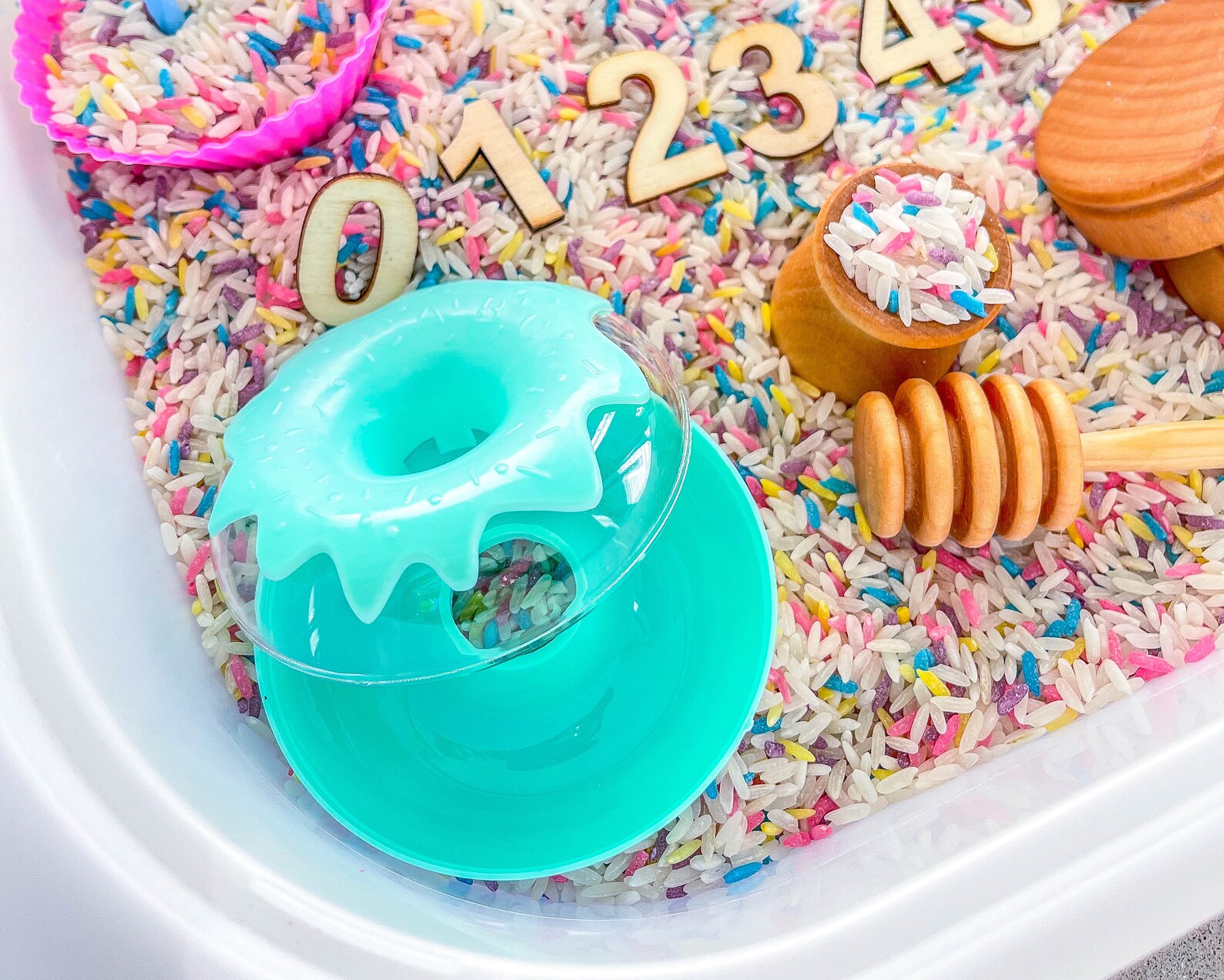 Birthday Sensory Bin Birthday Sensory Taste Safe Montessori - Etsy