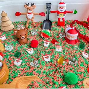 Christmas Sensory Bin, Christmas Sensory, Taste Safe, Montessori - Etsy