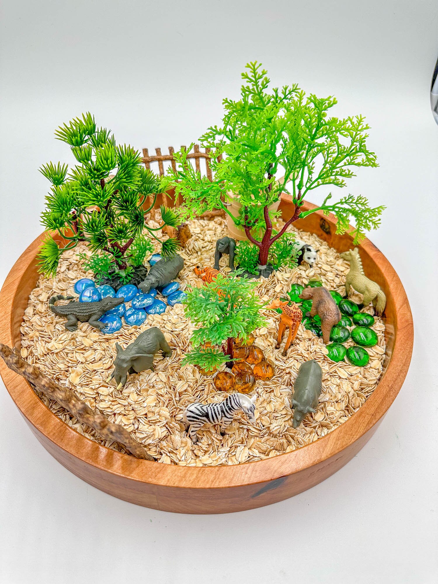 Zoo Sensory Bin, Zoo Animals Sensory, Taste Safe, Montessori - Etsy