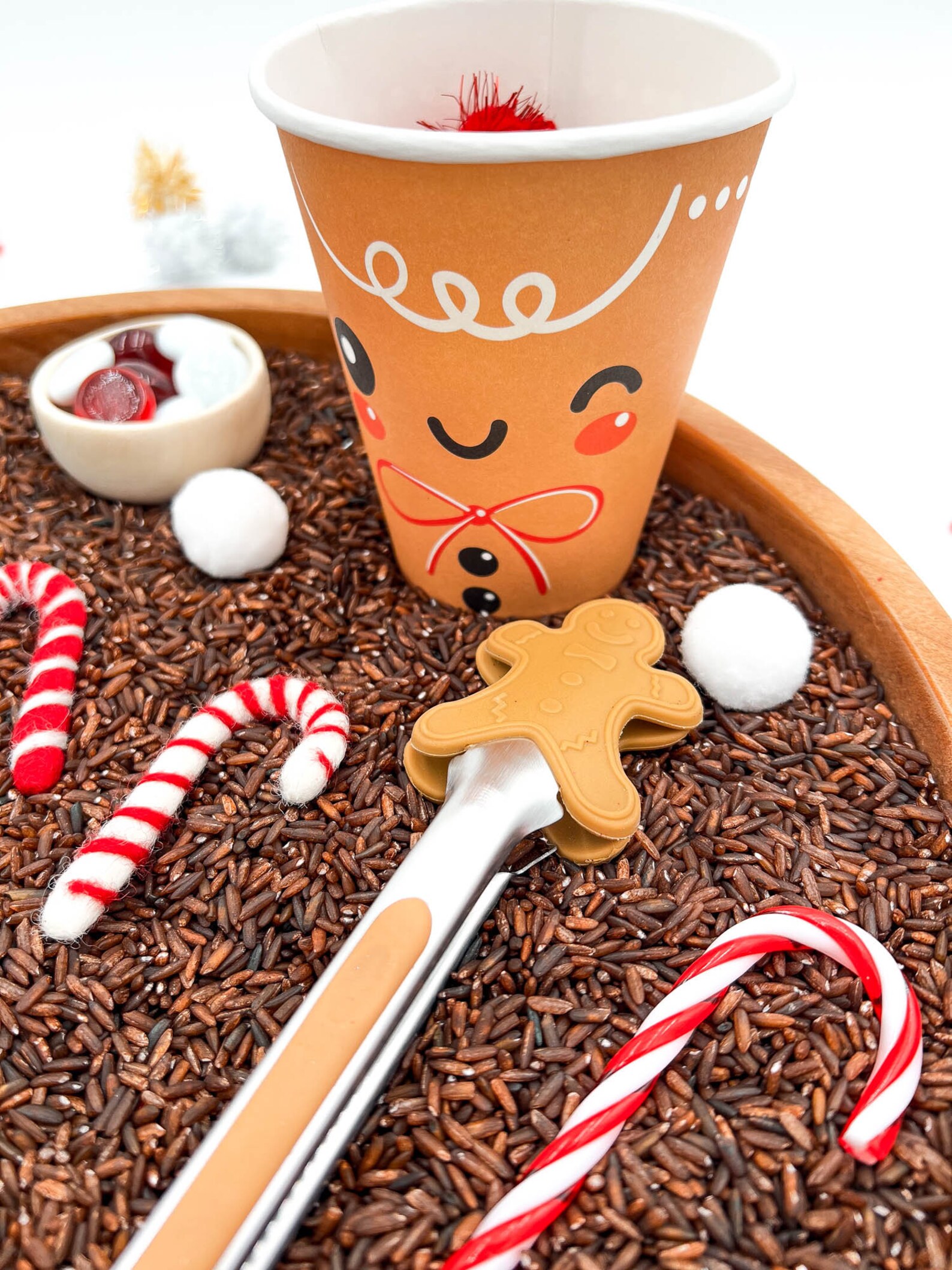 Hot Cocoa Sensory Bin, Christmas Sensory, Taste Safe, Montessori - Etsy