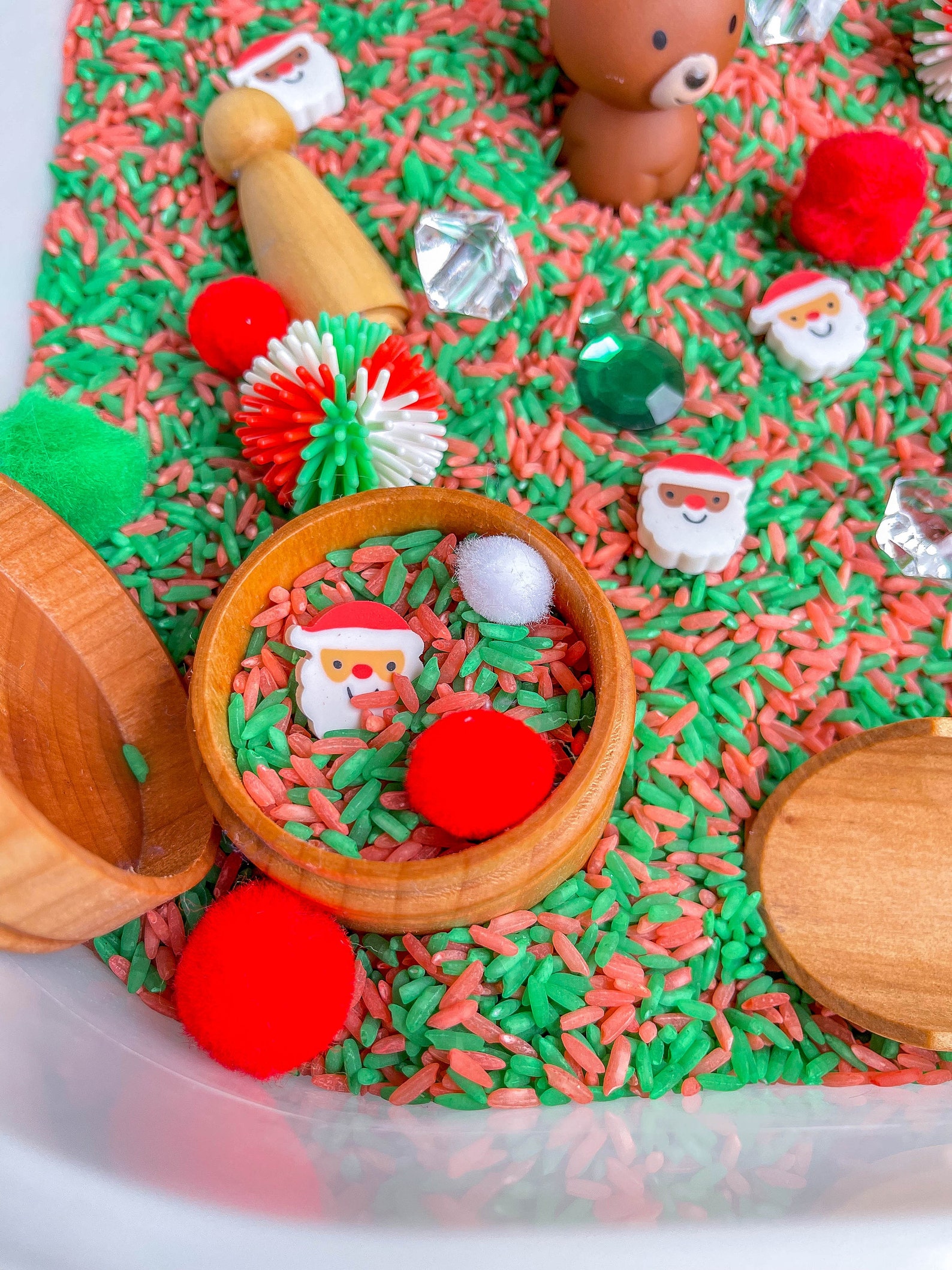 Christmas Sensory Bin, Christmas Sensory, Taste Safe, Montessori - Etsy UK