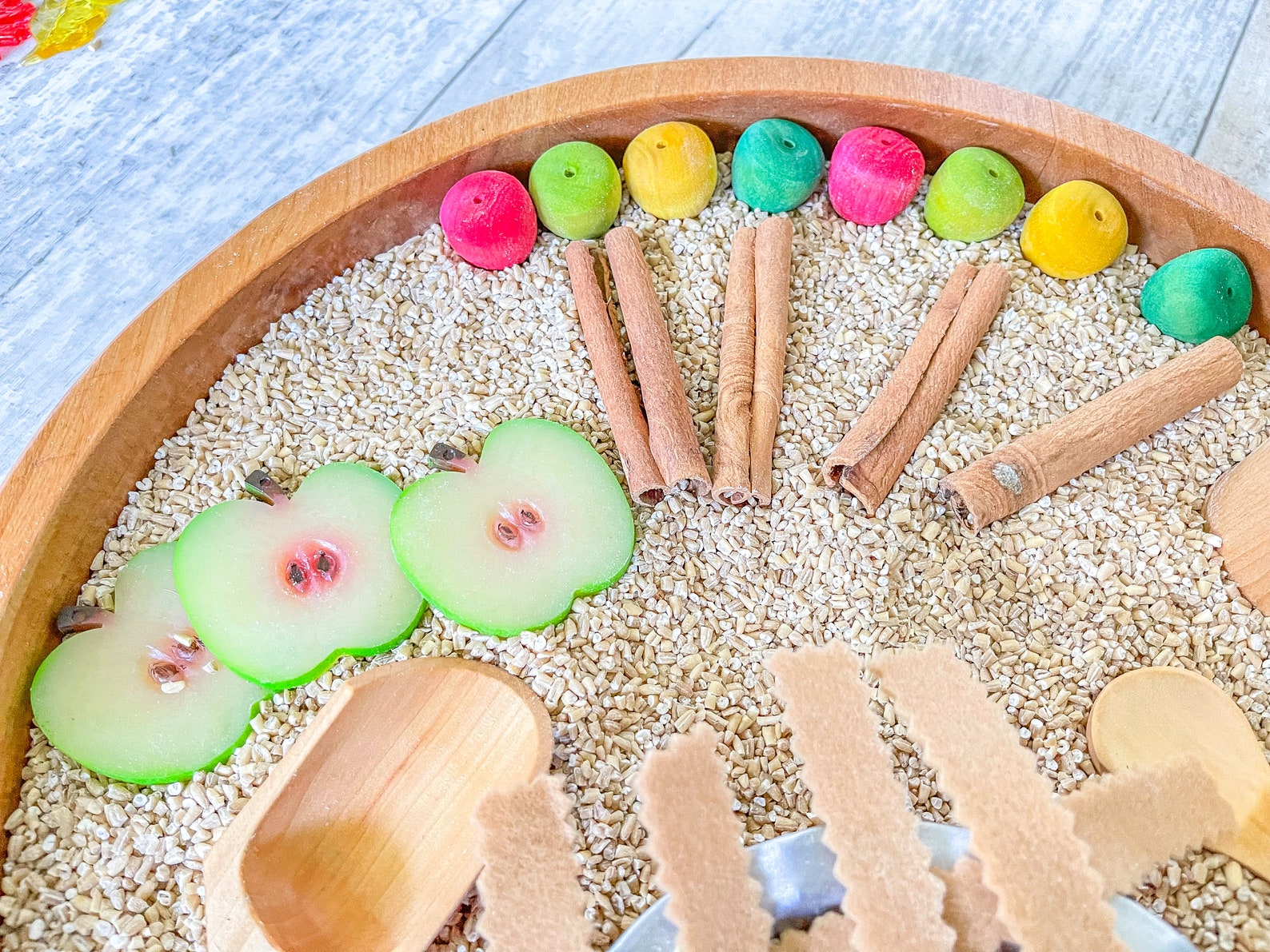 Apple Pie Sensory Bin Autumn Sensory Fall Sensory Taste - Etsy