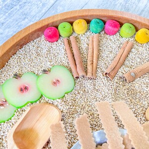 Apple Pie Sensory Bin, Autumn Sensory, Fall Sensory, Taste Safe ...