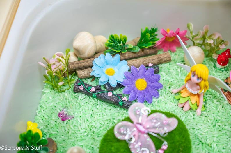 Fairy Garden Sensory Bin, Outdoor Sensory, Taste Safe, Montessori - Etsy