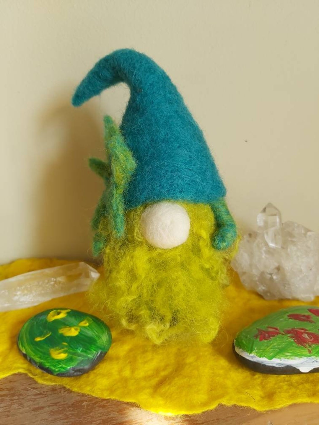 Needle Felted Gnome, Spring Gnome, Tomtes, Gonk. - Etsy