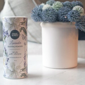 Lavender Body Dusting Powder: Talc-free Deodorant, Chafing, After-bath ...