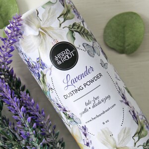 Lavender Body Dusting Powder: Talc-free Deodorant, Chafing, After-bath ...