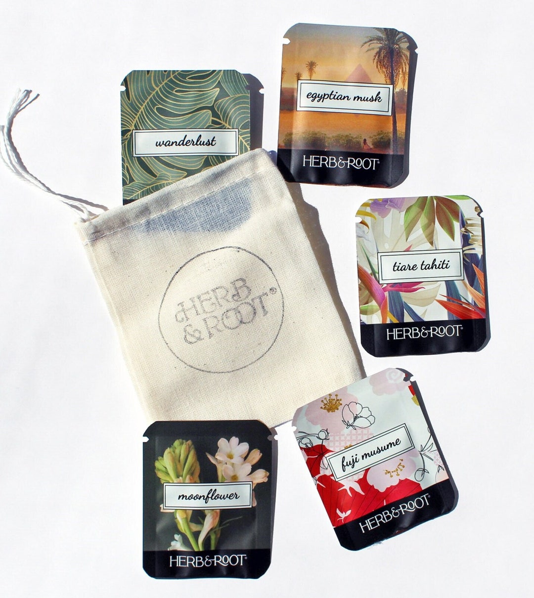 Perfume Sampler Set- Choose Five Fragrances, Florals, Woods, Gourmands ...