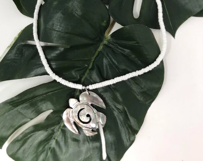 Polynesian 18” Beautiful Litub Shell Necklaces With Solid Primitively ...