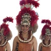 Samoan Princess Crown, Tapa Cloth Kuiga, Luau Party Headpiece - Etsy